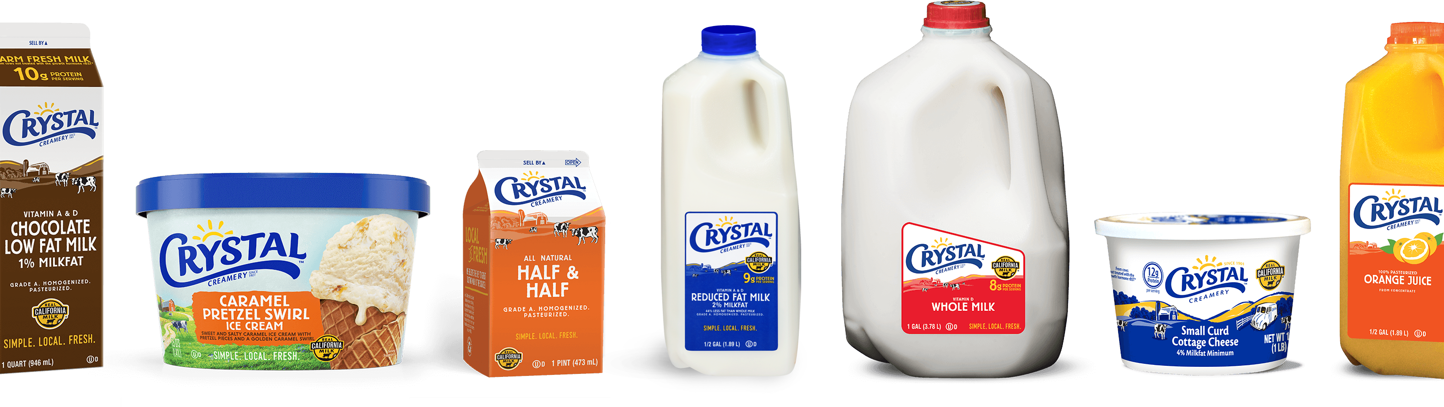 Milk, Ice Cream, Butter & More | Crystal Creamery