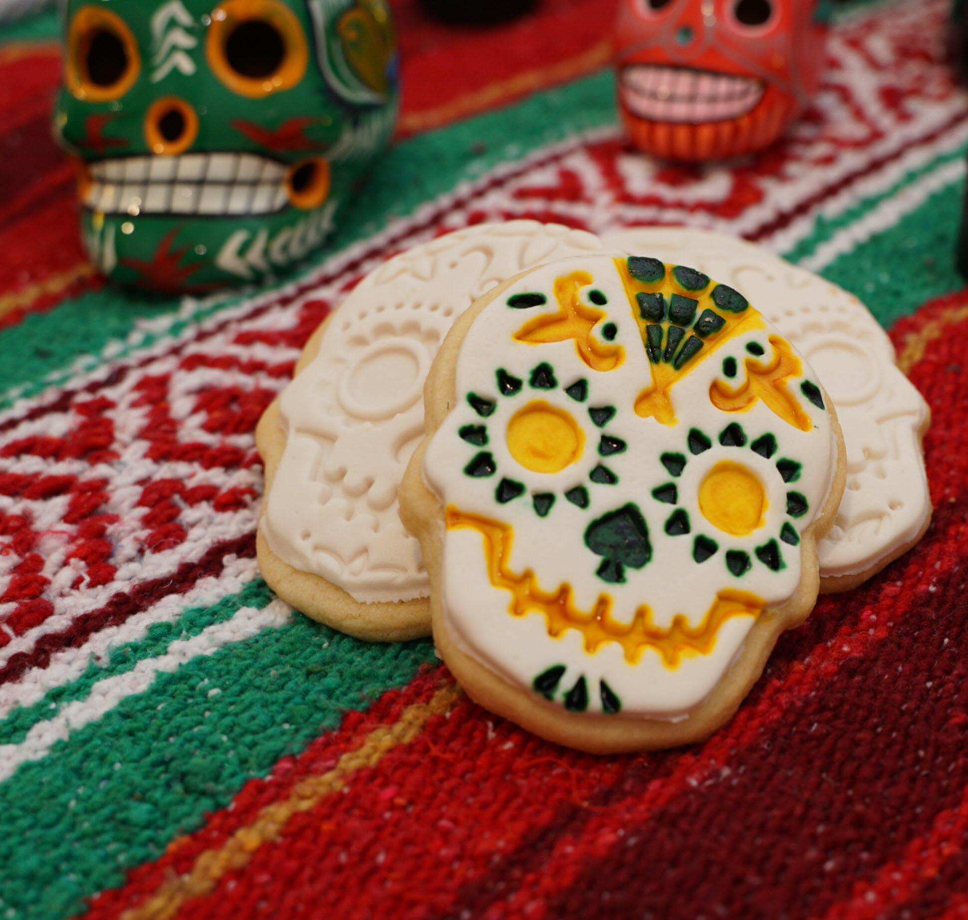 Sugar Skull Butter Cookies | Crystal Creamery