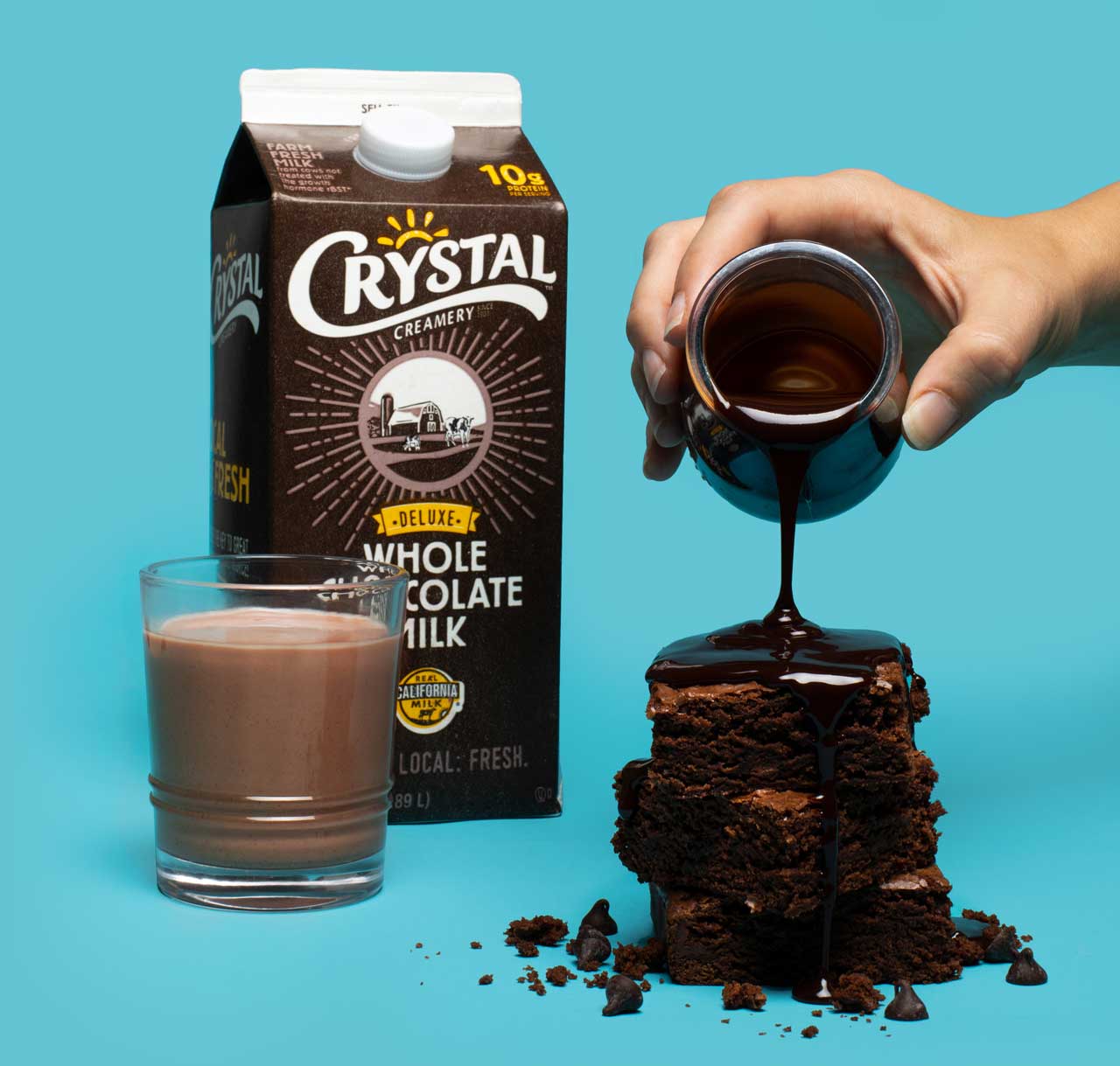 Deluxe Whole Chocolate Milk | Crystal Creamery | Crystal Creamery